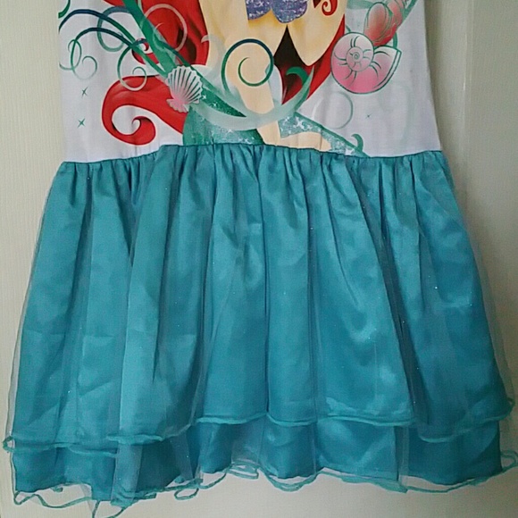 Disney | Dresses | 8 Off Summer Clearancegirls Disney Princess Ariel ...